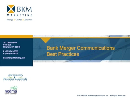 Bank Merger Communications - Best Practices Downloadable Presentation